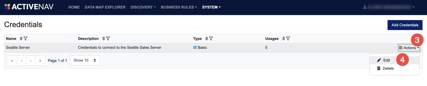 Adding Basic Credentials